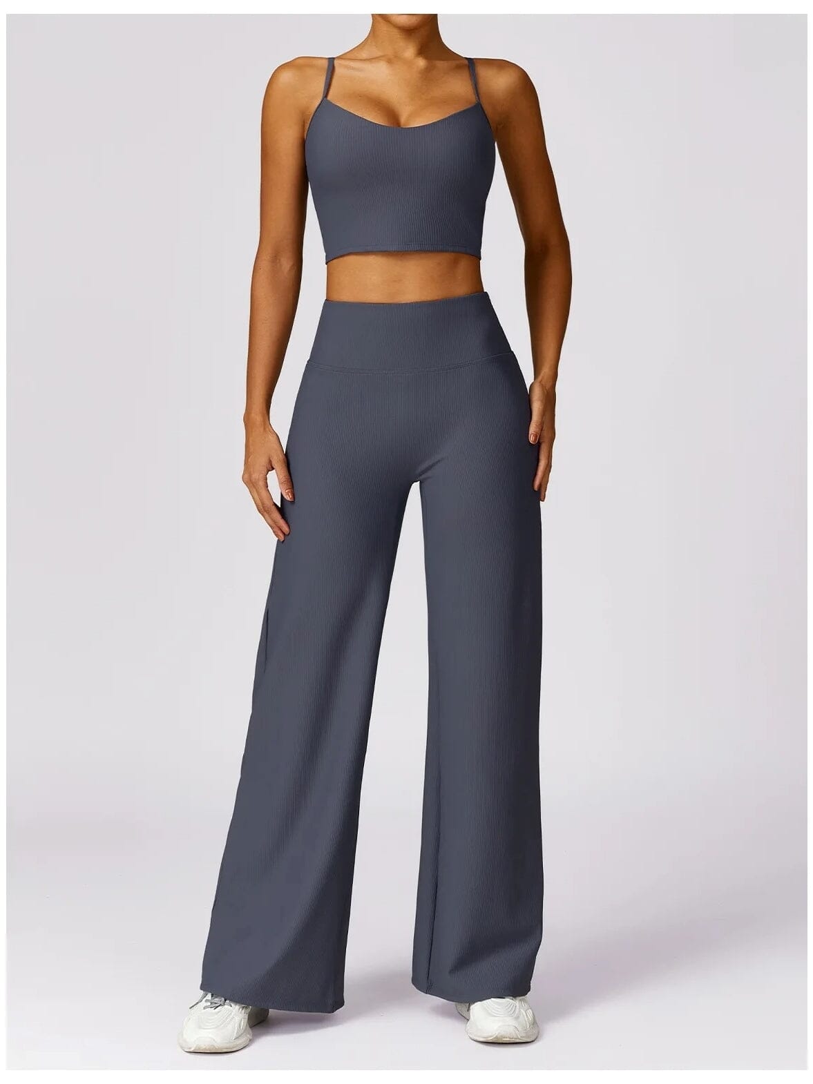 Ensemble Sport Femme Côtelé Évasé – Ultime-Legging